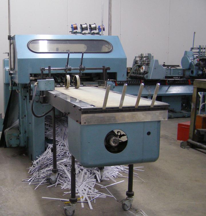 Lot #54: SANKOK ITOH SADDLE STITCHER, YEAR: 1990, 6 POCKET, 2 HEAD ...